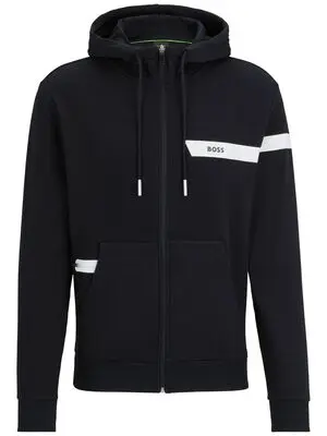 BOSS Logo Stripe-print Hoodie