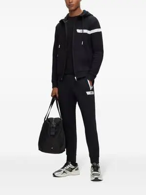 BOSS Logo Stripe-print Hoodie