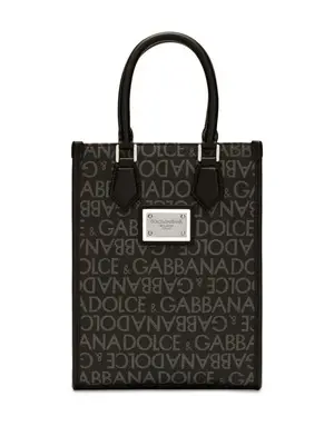 Dolce & Gabbana Logo-print Tote Bag - Black