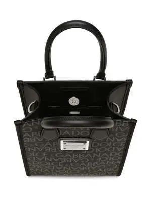 Dolce & Gabbana Logo-print Tote Bag - Black