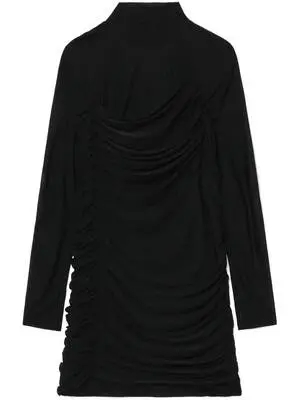 Helmut Lang Ruched Mini Dress