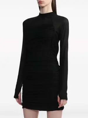 Helmut Lang Ruched Mini Dress