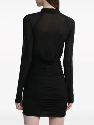 Helmut Lang Ruched Mini Dress