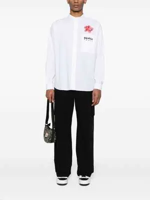 Kenzo Drawn Varsity Cotton Shirt