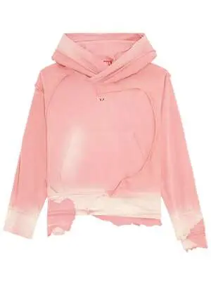 DIESEL® F-maite Distressed Cotton Hoodie