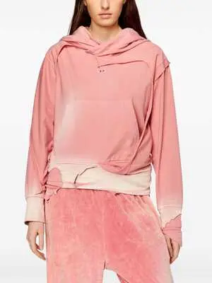 DIESEL® F-maite Distressed Cotton Hoodie