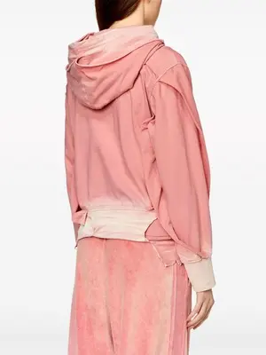 DIESEL® F-maite Distressed Cotton Hoodie