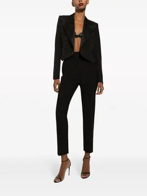 Dolce & Gabbana High-waisted Cropped Trousers