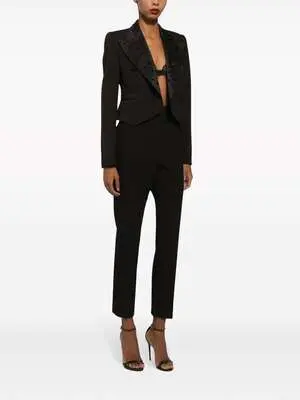 Dolce & Gabbana High-waisted Cropped Trousers