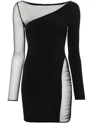 MAISON CLOSE Nuit Fauve Asymmetric Dress