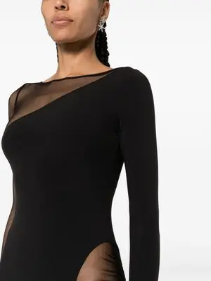 MAISON CLOSE Nuit Fauve Asymmetric Dress