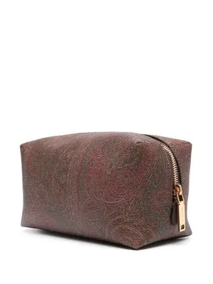 Etro Pegaso-embroidered Zipped Pouch