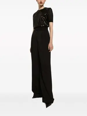 Dolce & Gabbana Pleated Wide-leg Trousers