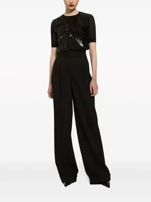 Dolce & Gabbana Pleated Wide-leg Trousers