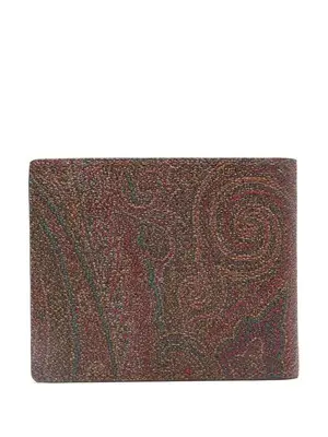 Etro Pagaso-motif Printed Wallet - Brown