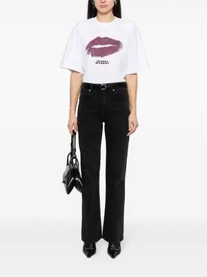 Isabel Marant Étoile Belvira High-rise Bootcut Jeans - Black