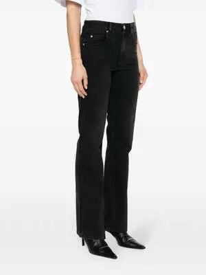Isabel Marant Étoile Belvira High-rise Bootcut Jeans - Black