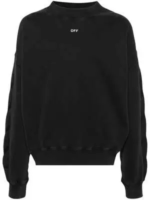 Off-White S.matthew Cotton Sweatshirt - Black