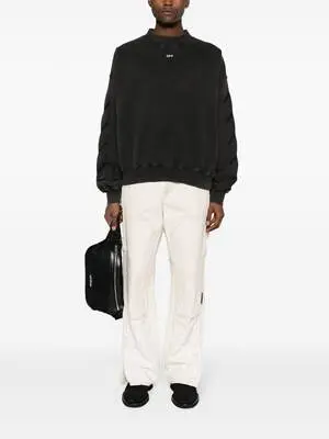 Off-White S.matthew Cotton Sweatshirt - Black
