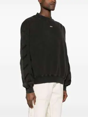 Off-White S.matthew Cotton Sweatshirt - Black