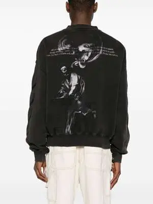 Off-White S.matthew Cotton Sweatshirt - Black