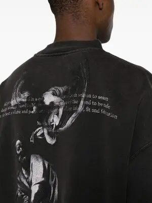 Off-White S.matthew Cotton Sweatshirt - Black