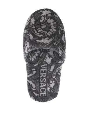 Versace Jacquard Slippers