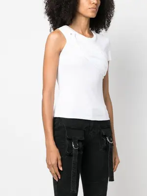 Blumarine Twist-detail T-shirt