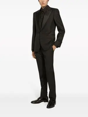Dolce & Gabbana Contrasting Lapels Two-piece Suit