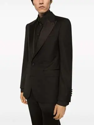Dolce & Gabbana Contrasting Lapels Two-piece Suit
