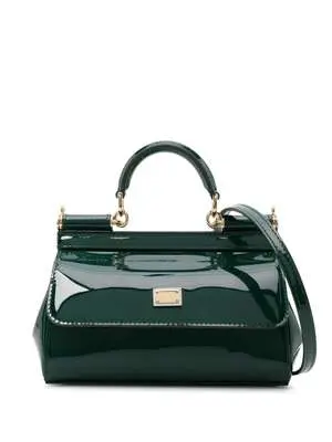 Dolce & Gabbana Small Sicily Tote Bag - Green