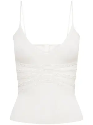 DION LEE Culpt Ribbed Cami Top