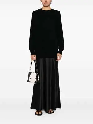 Christopher Esber Monument Layered Cashmere Dress - Black