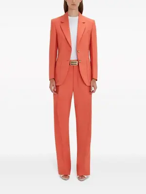 Victoria Beckham Patch-pocket Single-breasted Blazer