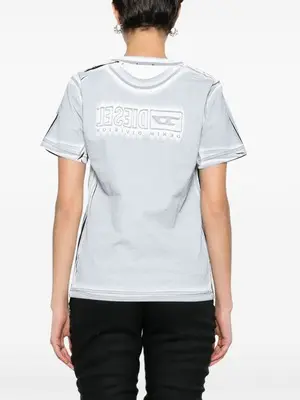 DIESEL® Creased-paint Cotton T-shirt