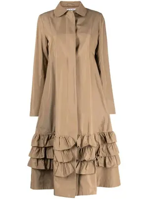 MOLLY GODDARD Lacey Ruffled Coat