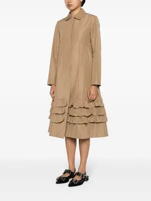 MOLLY GODDARD Lacey Ruffled Coat