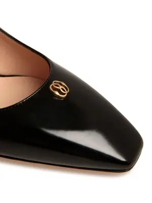 Bally Emblem-plaque Leather Pumps