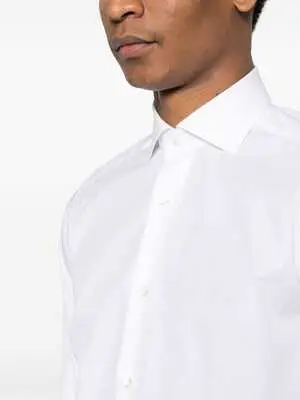 D4.0 Poplin Cotton Shirt - White