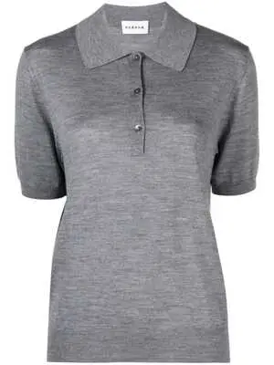 P.a.r.o.s.h Marl-knit Polo Shirt