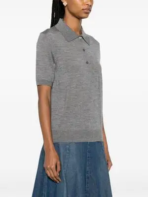 P.a.r.o.s.h Marl-knit Polo Shirt
