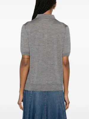 P.a.r.o.s.h Marl-knit Polo Shirt