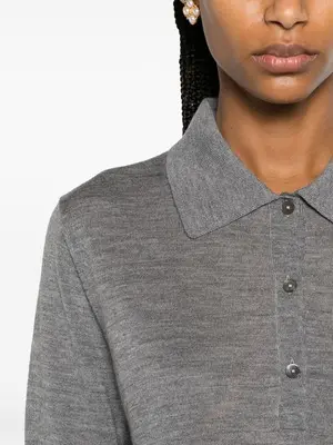 P.a.r.o.s.h Marl-knit Polo Shirt