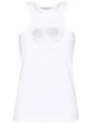 Stella McCartney Floral-embroidered Tank Top
