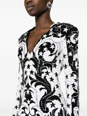 Balmain Sequinned Mini Dress