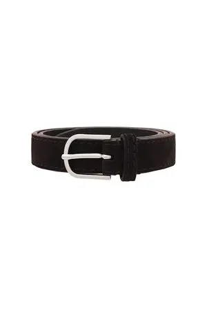 TOTEME Slim Trouser Belt - Espresso