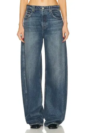 Women's Relaxed Barrel-leg Jeans