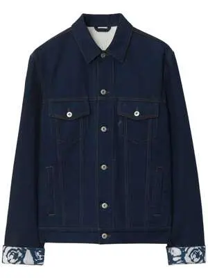 Burberry Cotton Denim Jacket - Blue