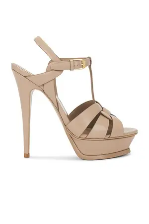 Saint Laurent Almond Toe Sandals For Women