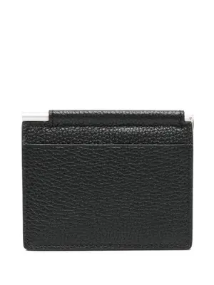 TOM FORD Money-clip Leather Wallet - Black